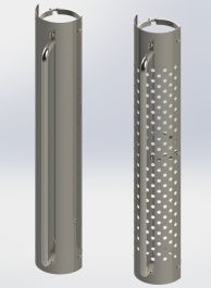 7" Heat Shield Assembly BHZ1129, BHZ1132 - Mirror Finish -Choose Solid ...